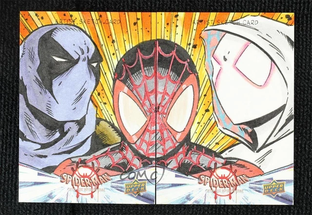 2022 MARVEL SPIDER-MAN: Into the Spider-Verse Rob Broussard Auto Sketch ...