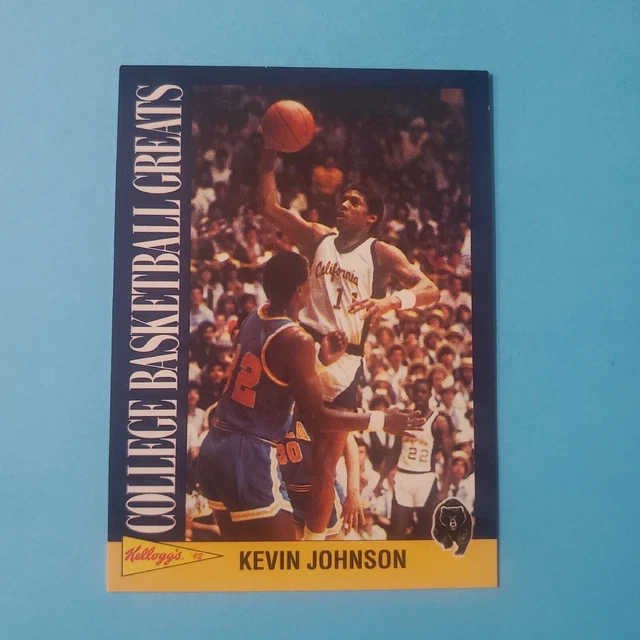 1992 KELLOGG'S RAISIN Bran College Basketball Greats #5 Kevin Johnson ...