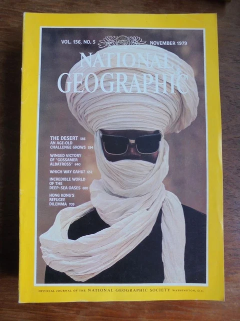 NATIONAL GEOGRAPHIC MAGAZINE vol 156 no 5 - November 1979 £3.45 ...