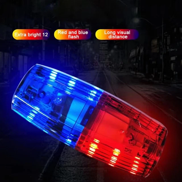 FLASHING SHOULDER CLIP Lamp for USB Rechargeable Light for Bikes Night ...