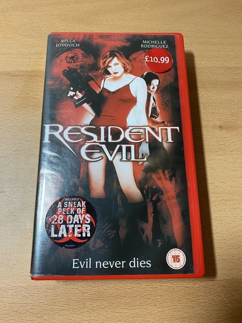 RESIDENT EVIL VHS Red Case £9.99 - PicClick UK