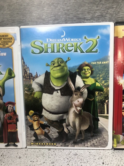 SHREK 1, 2, 3 & 4 Shrek The Final Chapter DVD Collection 4 Movies $14. ...