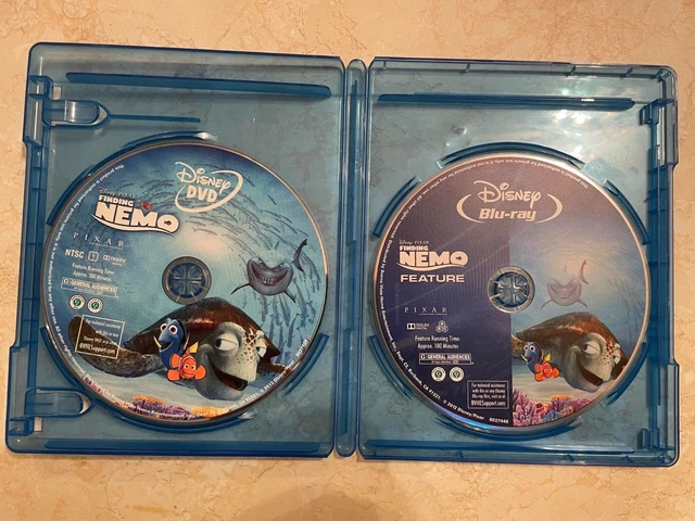 FINDING NEMO (BLU-RAY/DVD, 2012, Canadian French) TESTED Discs Only $1. ...