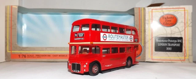 EFE 30303 LONDON Transport Prototype Routemaster Rm2 D/D Bus 4Mm 1:76 ...