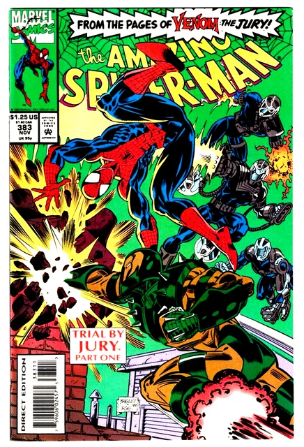 AMAZING SPIDER-MAN #383 NM- JURY Cover Story Appearance! From the Pages ...