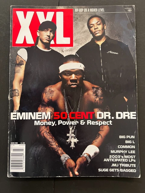 XXL MAGAZINE MARCH 2003 Eminem 50 Cent Dr Dre Big Pun Big L Common Hip-Hop £40.21 - PicClick UK