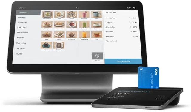 SQUARE REGISTER TILL System with integrated EPOS and payments SPS1-01 £ ...