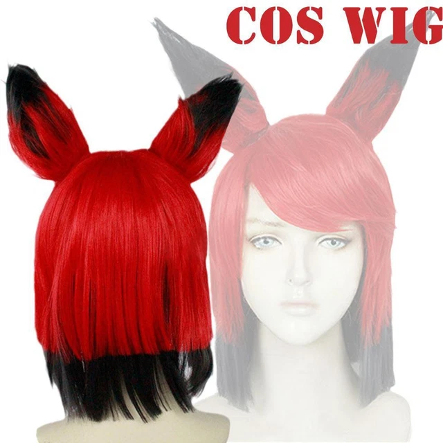 NEW HAZBIN COSPLAY Hotel ALASTOR Cosplay Wigs Hair Props Carnival/s ...