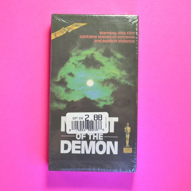 SEALED NEW VHS "Night of the Demon" Vintage Original Horror Iver ...