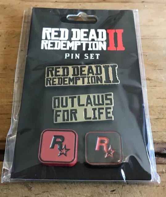 OFFICIAL RED DEAD Redemption 2 - Pin Badge Set - BRAND NEW & SEALED! £ ...