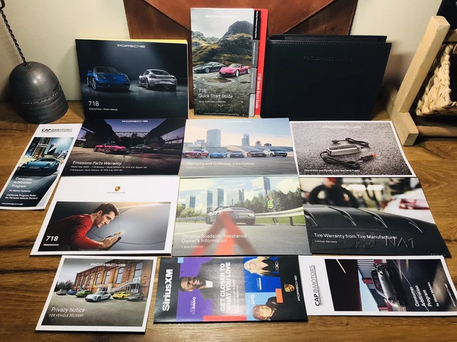 🟣 2025 PORSCHE 718 Boxster Cayman Owners Manual Set S Gts 4.0 Pdc Pcm Navi Info $1,007.08 ...