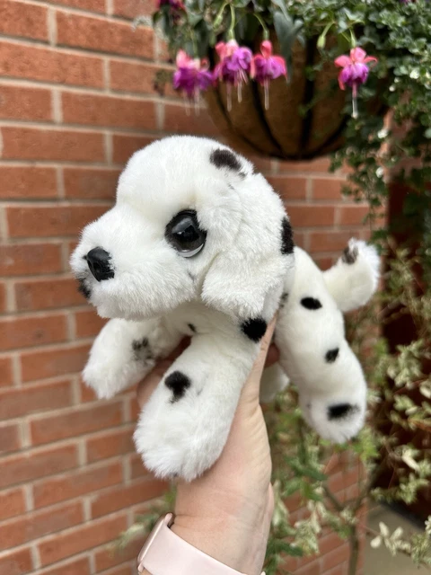 KEEL TOYS CUDDLE Puppies dalmatians dog soft toy white black plush 9 ...