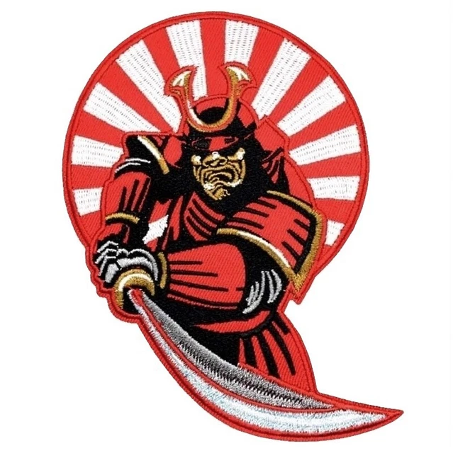 PATCH ÉCUSSON THERMOCOLLANT - Samouraï japonais Guerrier (2024.01) EUR ...