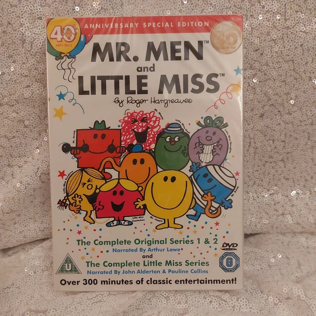 MR MEN AND Little Miss 40th Anniversary Dvd Complete Series New Sealed ...