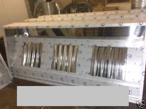 COMMERCIAL KITCHEN CANOPY/\HOOD 8ft+ Interlock Extraction Kit with ...