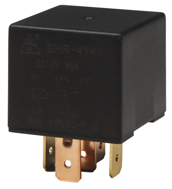 RELAY POWER RELAY alternating relay 12V 30A 5 pin car boat motorcycle ...