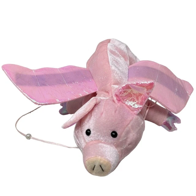 FLYING PIG VELOUR Hat Novelty Cap Flapping Wings £8.76 - PicClick UK