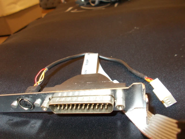 SERIAL10PIN MOTHERBOARD COM/vga PORT RIBBON CABLE CONNECTOR BRACKET for ...