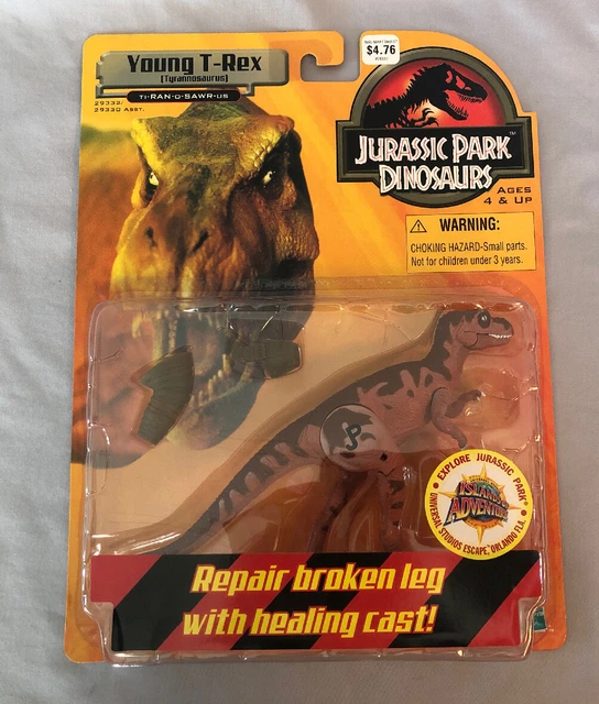 JURASSIC PARK JP Young T-Rex Repaint mit Capture Gear Broken Leg ...