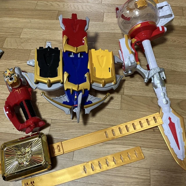 POWER RANGERS MEGA Force Goseiger Morpher Weapon 4p set BANDAI Japan ...