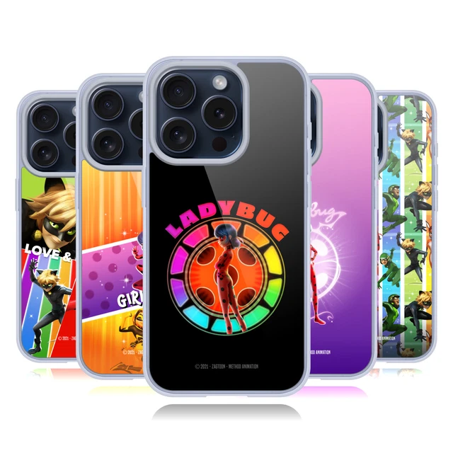 MIRACULOUS TALES OF LADYBUG & CAT NOIR GRAPHICS GEL CASE FOR APPLE ...