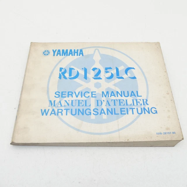 ORIGINAL YAMAHA RD 125 LC Werkstatthandbuch Reparaturanleitung manual ...