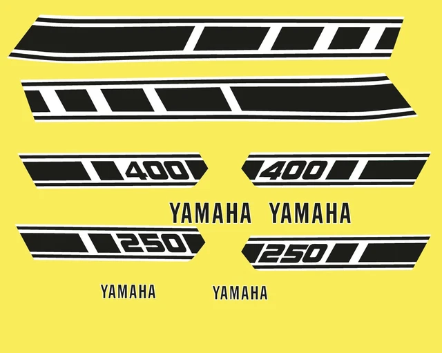 YAMAHA RD250/400D DECAL set, Kit suitable for the Yamaha RD250/400 D ...
