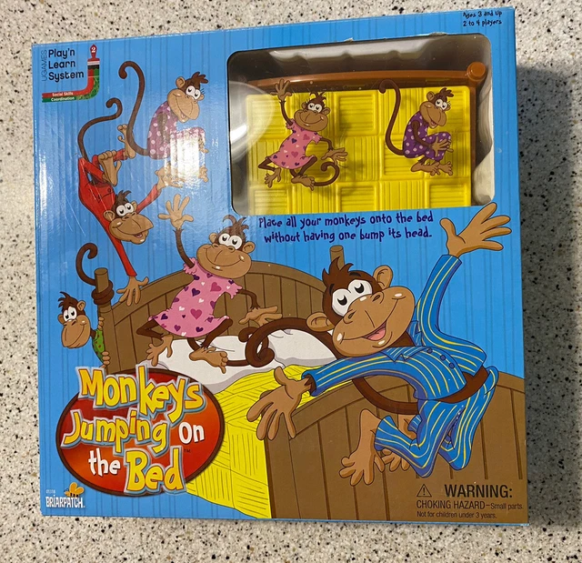 FIVE LITTLE MONKEYS Jumping on the Bed Rare Board Game, Missing 1 Token ...