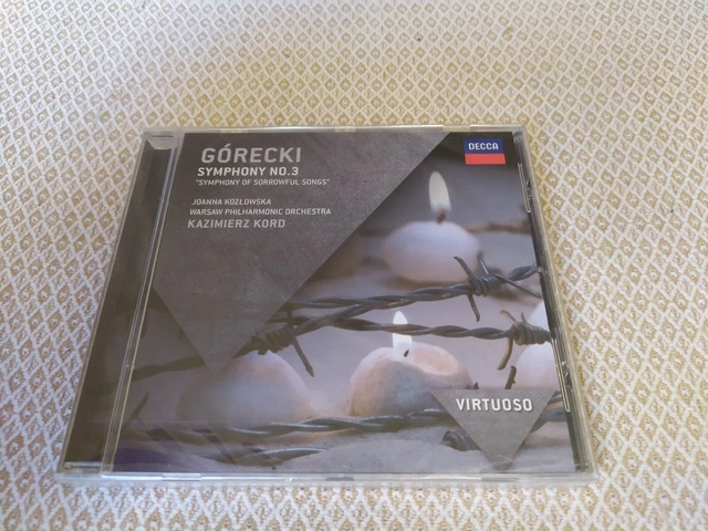 GORECKI : SYMPHONY No. 3 "Symphony Of Sorrowful Songs" - Kord - CD ...