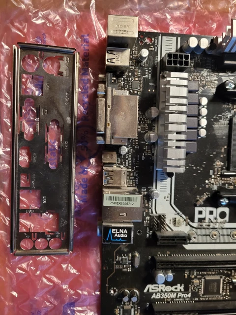 ASROCK AB350M PRO4 AM4 B350 mATX Motherboard With IO Shield + 8GB RAM £ ...