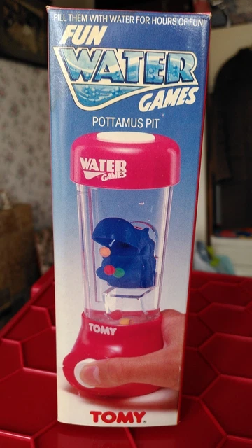VINTAGE TOMY WATER games Pottomus Pit WATER GAME 6inch With Box £12.50 ...