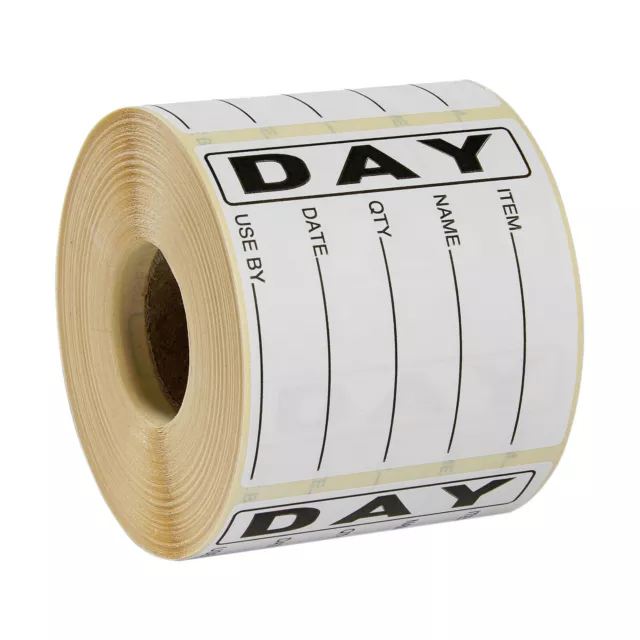 FOOD HYGIENE DAY Dot Food Labels Best Before Labels Roll of 500 Black ...