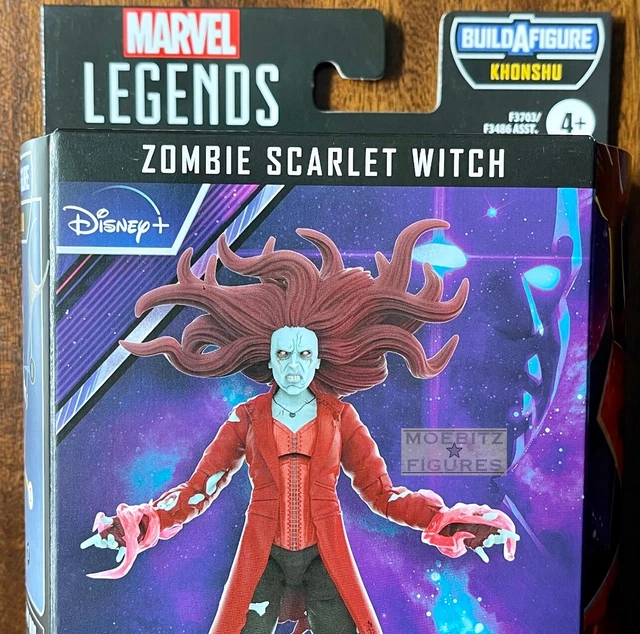ZOMBIE SCARLET WITCH MCU Marvel Legends What If WANDA TV Khonshu BAF ...