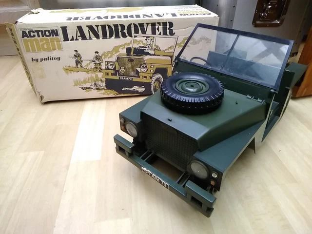 VINTAGE ORIGINAL 1970’S Action Man Land Rover Lightweight with boxed ...