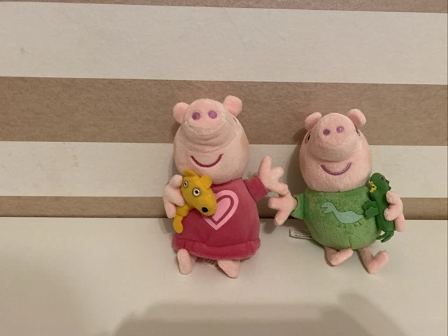 PEPPA AND GEORGE Teddy Bear Peppa Pig £5.52 - PicClick UK