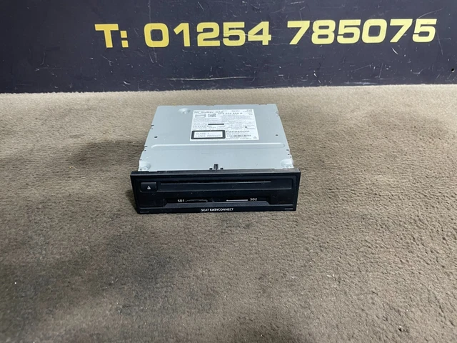 SEAT LEON 5F SAT NAV CD Multi-Media Interface Head Unit 5F0035858A With ...