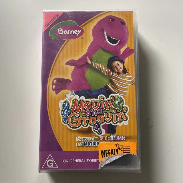 BARNEY - MOVIN and GROOVIN - VHS 2004 RARE $30.00 - PicClick AU