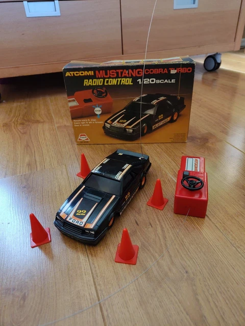 ASAHI ATCOMI MUSTANG Cobra Turbo Radio Control RC 1/20 Foxbody Car ...