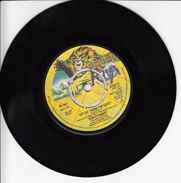 Rod Stewart Da Ya Think Im Sexy Uk Used Eur 1 69