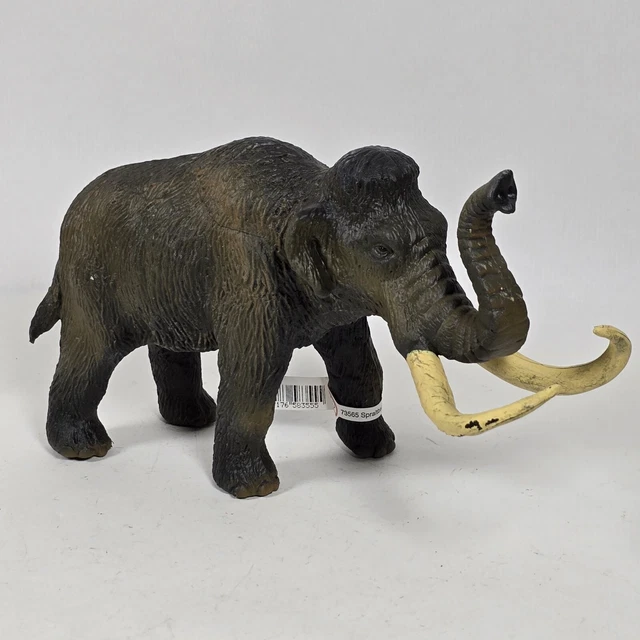 WOOLLY MAMMOTH BULLYLAND Bully Vintage Animal Figure Prehistoric 1:24 ...