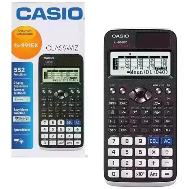 CASIO FX-991EX CLASSWIZ Advanced Engineering Scientific Calculator-552 ...