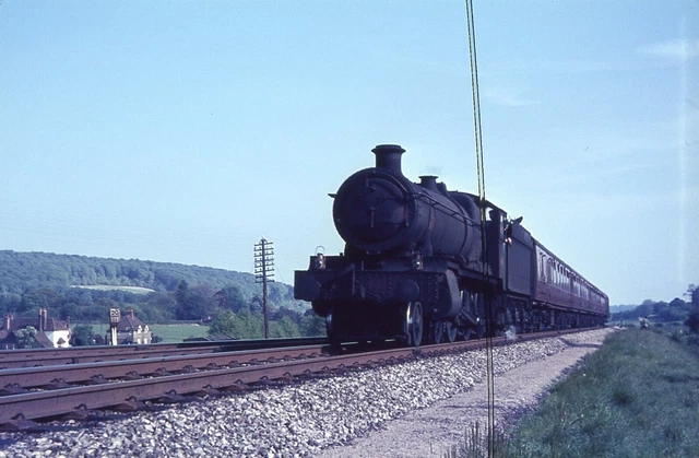 ORIGINAL SLIDE BR/GWR 68xx Grange Steam Loco 6861 'CRYNANT GRANGE ...
