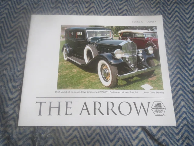 PIERCE ARROW SOCIETY Owners Magazines 1932 Model 53 Limousine S12M4 EUR ...