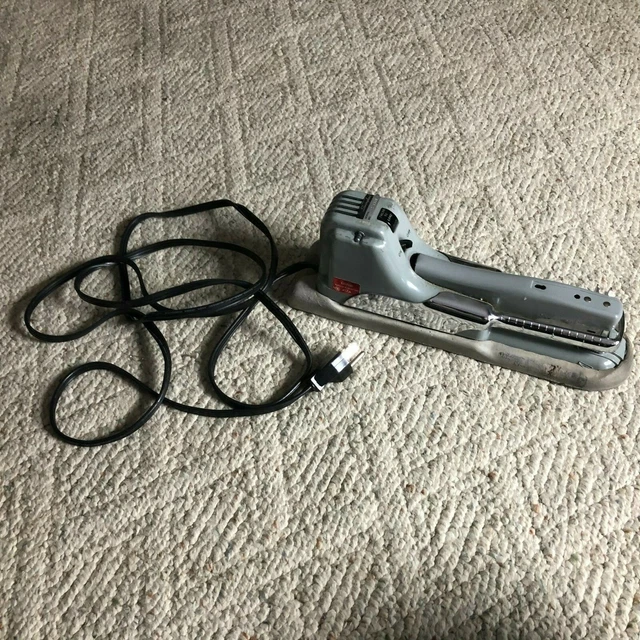 VINTAGE SWINGLINE 417A Electric Stapler Tested Works Model 66-A USA ...