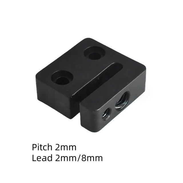 T8 LEAD SCREW T Type Anti-Backlash Nut Block Pitch 2mm Lead 2/8mm for ...
