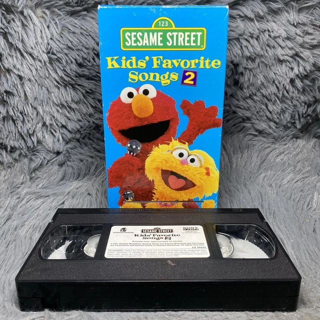 KIDS' FAVORITE SONGS 2 Sesame Street VHS Tape Sep-2001 Sony Music ...