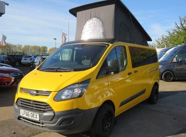 2016 FORD TRANSIT Custom Ex-AA Campervan 4 Berth ULEZ AC Tailgate with ...