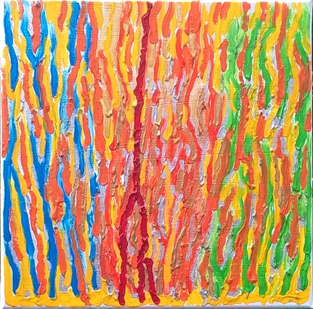 ACRYLGEMÄLDE &GOLD VON morgen #2" Farbstudie abstrakt-expressiv auf Leinwand EUR 40,00 - PicClick DE