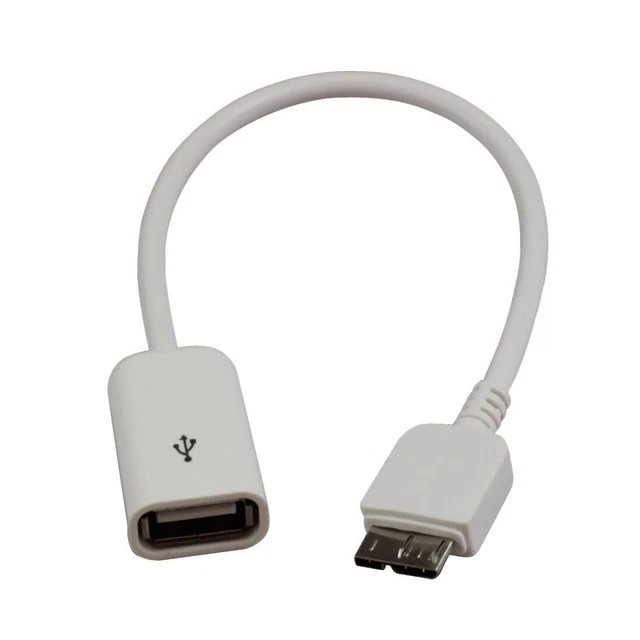 OTG HOST DATA USB Adapter Cable For Galaxy S5 Note 3 4 Micro USB 3.0 ...