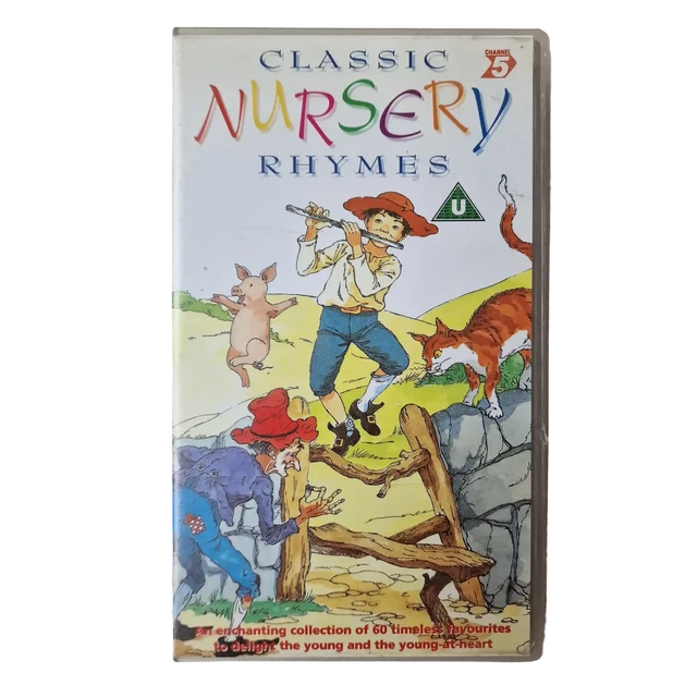 VHS MOVIE CLASSIC Nursery Rhymes Video Cassette Darren Day Vintage £11. ...